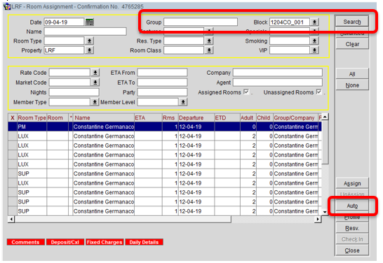 OPERA v5 PMS: How to Assign a Room Number to a Reservation