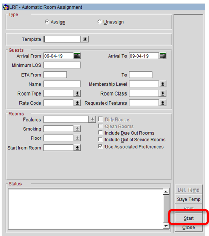 OPERA v5 PMS: How to Assign a Room Number to a Reservation