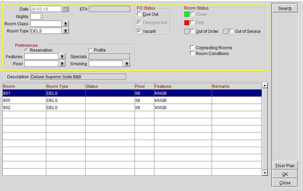 OPERA v5 PMS: How to Assign a Room Number to a Reservation