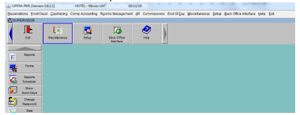 OPERA v5 PMS: How to Email & Export Reports