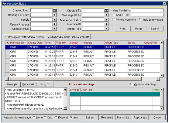 OPERA v5 PMS: How To Manage the OXI