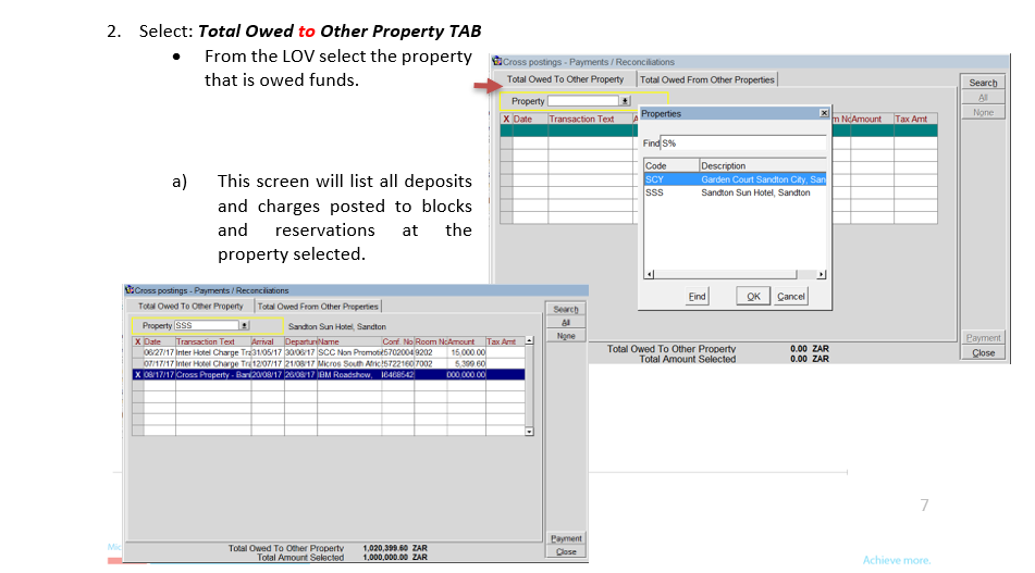 OPERA v5 PMS: How To Manage Cross Property Deposits