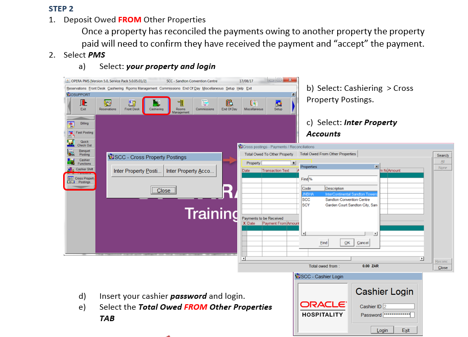 OPERA v5 PMS: How To Manage Cross Property Deposits