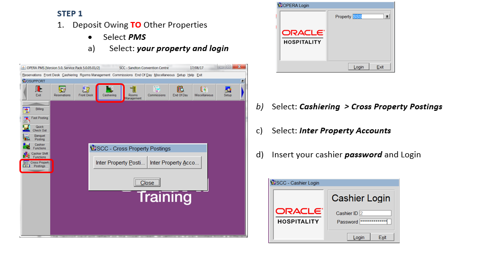 OPERA v5 PMS: How To Manage Cross Property Deposits