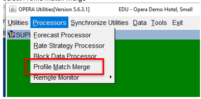 OPERA v5 PMS: How To Merge Profiles